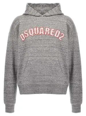 Dsquared2 Cotton Hoodie - Gray