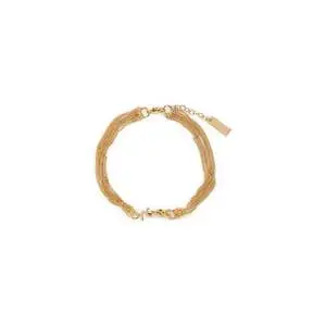 Saint Laurent Cassandre Tassel Bracelet - Silver