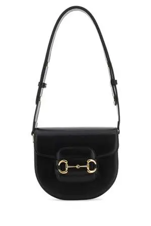 Gucci Leather Mini Horsebit 1955 Shoulder Bag - Black