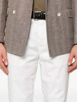 Brunello Cucinelli Garment-dyed Leisure Fit Pants