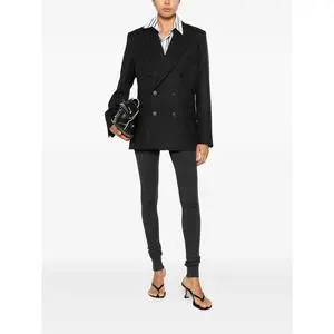 Victoria Beckham Wool Peak Lapels Double-breasted Blazer