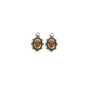 Versace Medusa Earrings - Silver