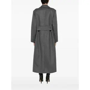 Victoria Beckham Double-breasted Wool Coat - Gray