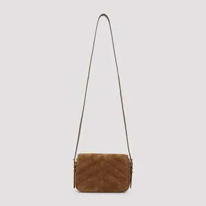 Saint Laurent Suede Lou Lou Shoulder Bag