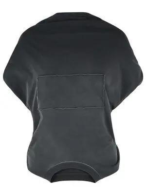 MAISON MARGIELA Twisted' Dark Grey Cotton T-shirt - Gray