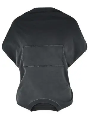 MAISON MARGIELA Twisted Cotton T-shirt - Gray