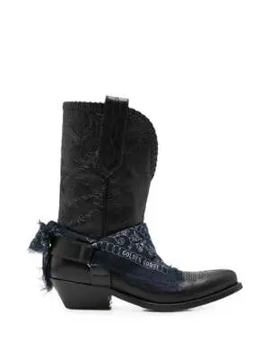 GOLDEN GOOSE Wish Star Leather Boots