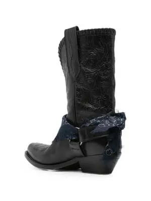 GOLDEN GOOSE Wish Star Leather Boots