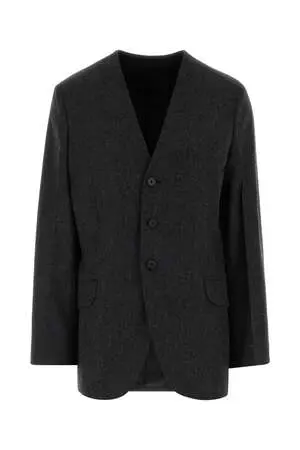 JIL SANDER Charcoal Wool Blazer