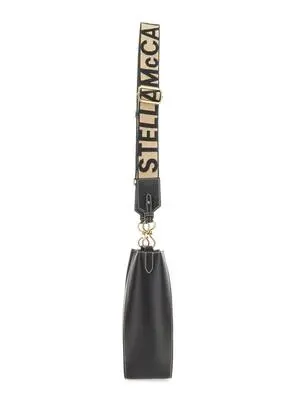 Stella McCartney Borsa A Spalla Con Logo - Black