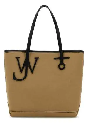 JW Anderson Beige Canvas Small Anchor Bucket Bag - Brown