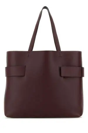 Alexander McQueen Leather Shopping Bag - Purple