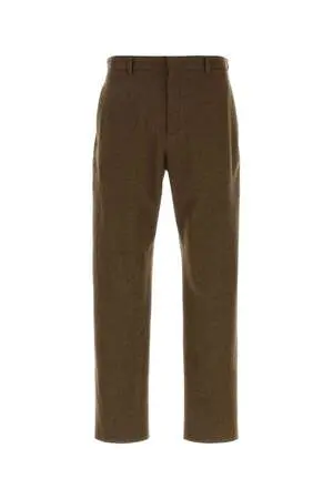 JIL SANDER Felt Pant - Brown
