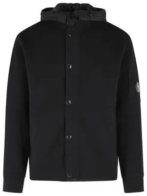 C.P. COMPANY Reversible Wool Jacket - Black