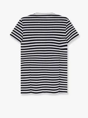 Max Mara Mxmruta Cotton T-shirt With Front Embroidery - Multicolor