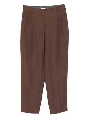 Brunello Cucinelli Viscose Tailored Trousers - Multicolor