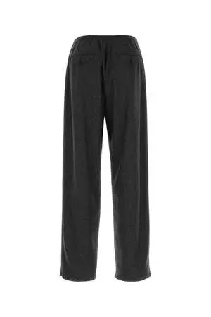 JIL SANDER Graphite Flannel Pant