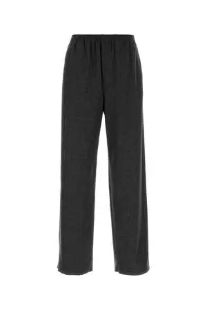 JIL SANDER Graphite Flannel Pant - Gray