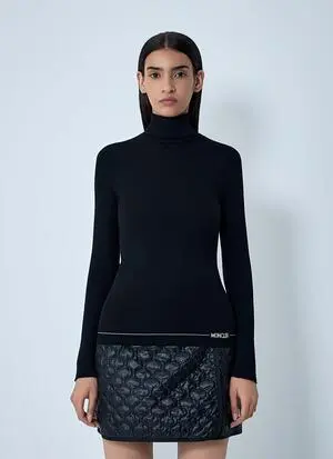 Moncler Wool Sweater - Black
