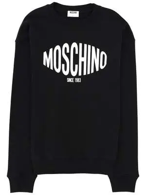 Moschino Sweatshirt With Logo - Black