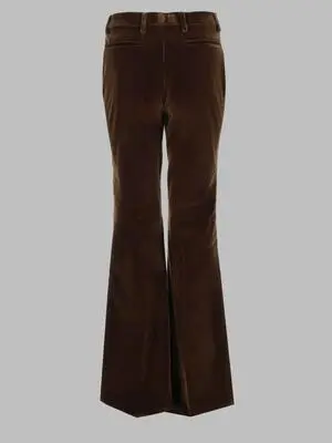 Etro Velvet Flared Trousers - Multicolor