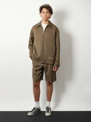 GOLDEN GOOSE Virgin Wool Tailored Shorts - Multicolor