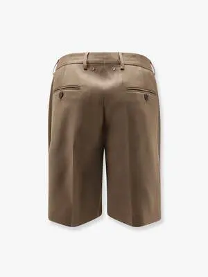 GOLDEN GOOSE Virgin Wool Tailored Shorts - Multicolor
