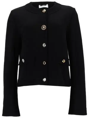 Moschino Button Detailed Cardigan - Black