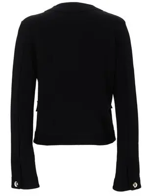 Moschino Button Detailed Cardigan - Black
