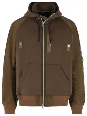 Sacai Off The Shoulder Sweatshirts Hoodies For Men