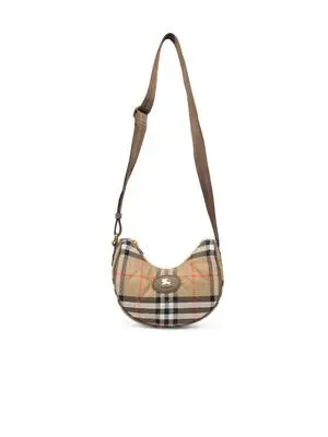 Burberry Horseshoe Crossbody Bag - Cream