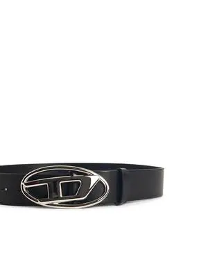 DIESEL® B-1dr W Leather Belt - Black
