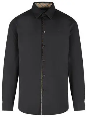 Burberry Sam' Cotton Shirt - Black