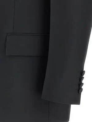 Gucci Double-breasted Technical Panama Blazer - Black