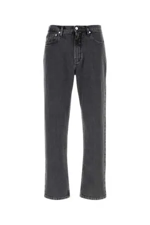 Jil Sander Black Wash Jeans For Men
