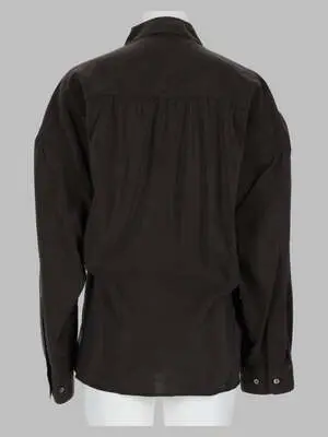 LEMAIRE Silk Blend Shirt - Brown