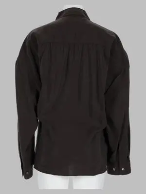 LEMAIRE Silk Blend Shirt - Brown