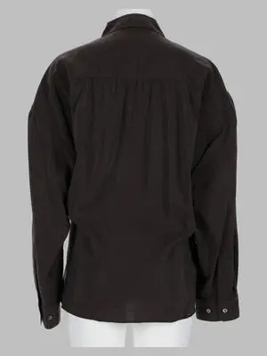 LEMAIRE Silk Blend Shirt - Brown