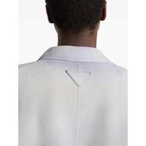 Prada Jackets Leather Jackets - Blue