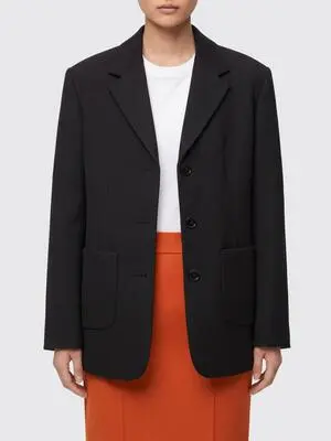 Loewe Wool Blend Single Breasted Blazer - Black