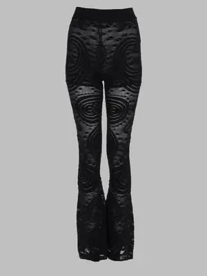 Etro Patterned Viscose Blend Trousers - Multicolor