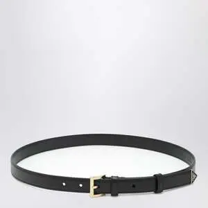 Prada Belt With Applique - Black