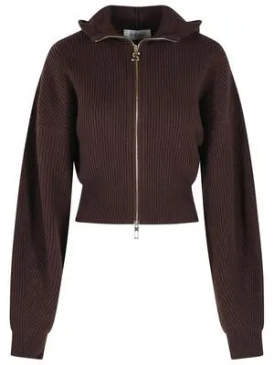 Sportmax Balco Wool And Cashmere Cardigan - Brown
