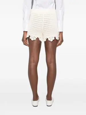 Chloé Cotton Knit Shorts - Multicolor