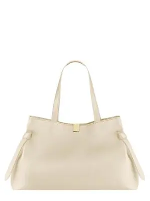 Yuzefi Gyoza Leather Tote - Brown