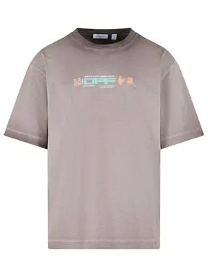 Off-White Archigeography 3 Arrow' Beige Cotton T-shirt