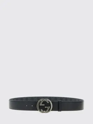 Gucci Reversible Gg Synthetic Leather Belt