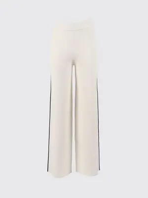 Max Mara Viscose Blend Trousers - White