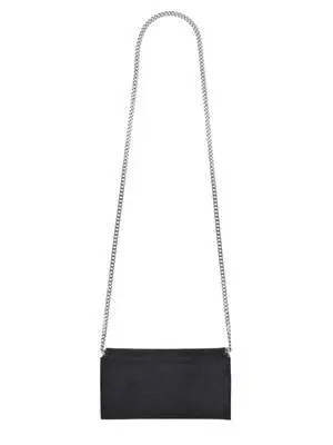 Stella McCartney Borsa Portafoglio Falabella Con Catena - Black