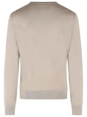 Zegna Cashmere And Silk Sweater - Cream